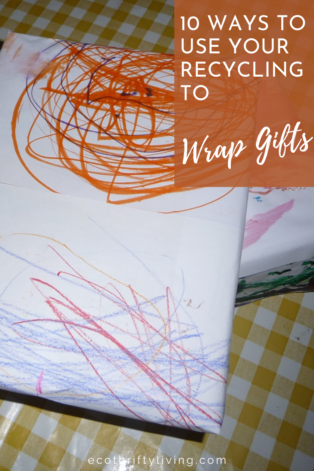 Recycled wrapping paper - Easy DIY - Eco Thrifty Living