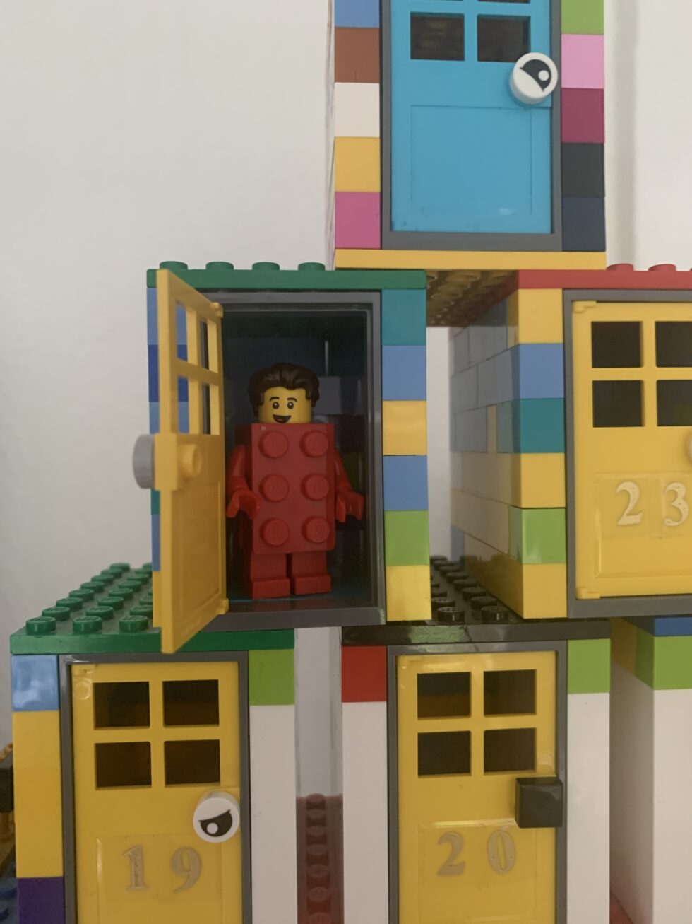 Lego advent calendar - reusable and homemade - Eco Thrifty Living