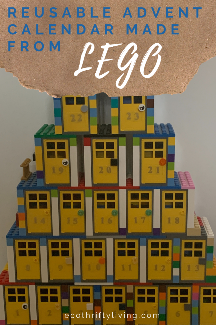 Lego advent calendar - reusable and homemade - Eco Thrifty Living