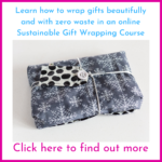 Gift wrapping course - eco friendly ways to wrap up - Eco Thrifty Living