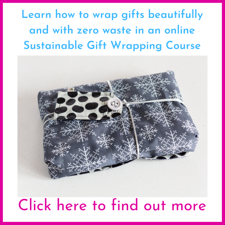 Gift wrapping course - eco friendly ways to wrap up - Eco Thrifty Living